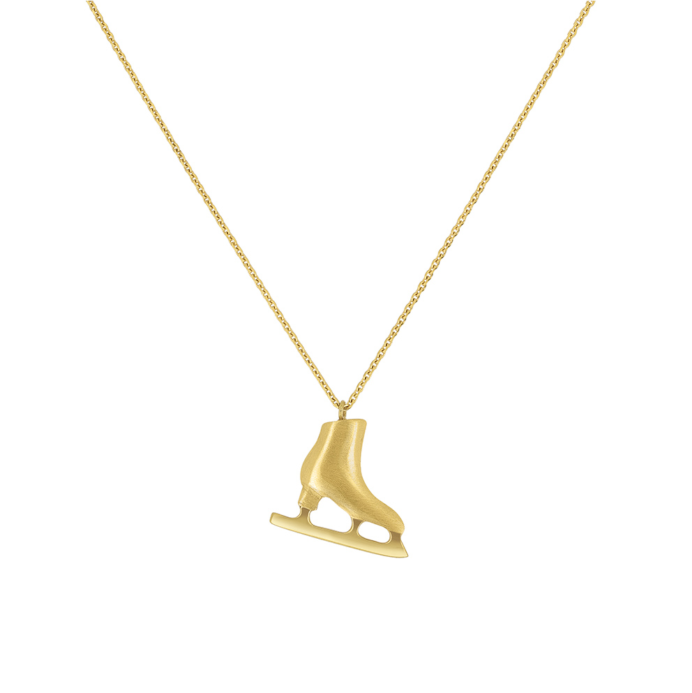 pendentif patin lame simple - Patinage - Miyaji Joaillerie